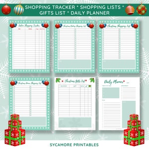 Christmas Planner Printable, Holiday Planner, Christmas Budget ...