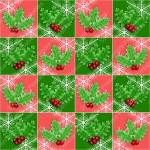 Seamless Christmas Digital Paper Pack, Christmas Holiday Patterns ...