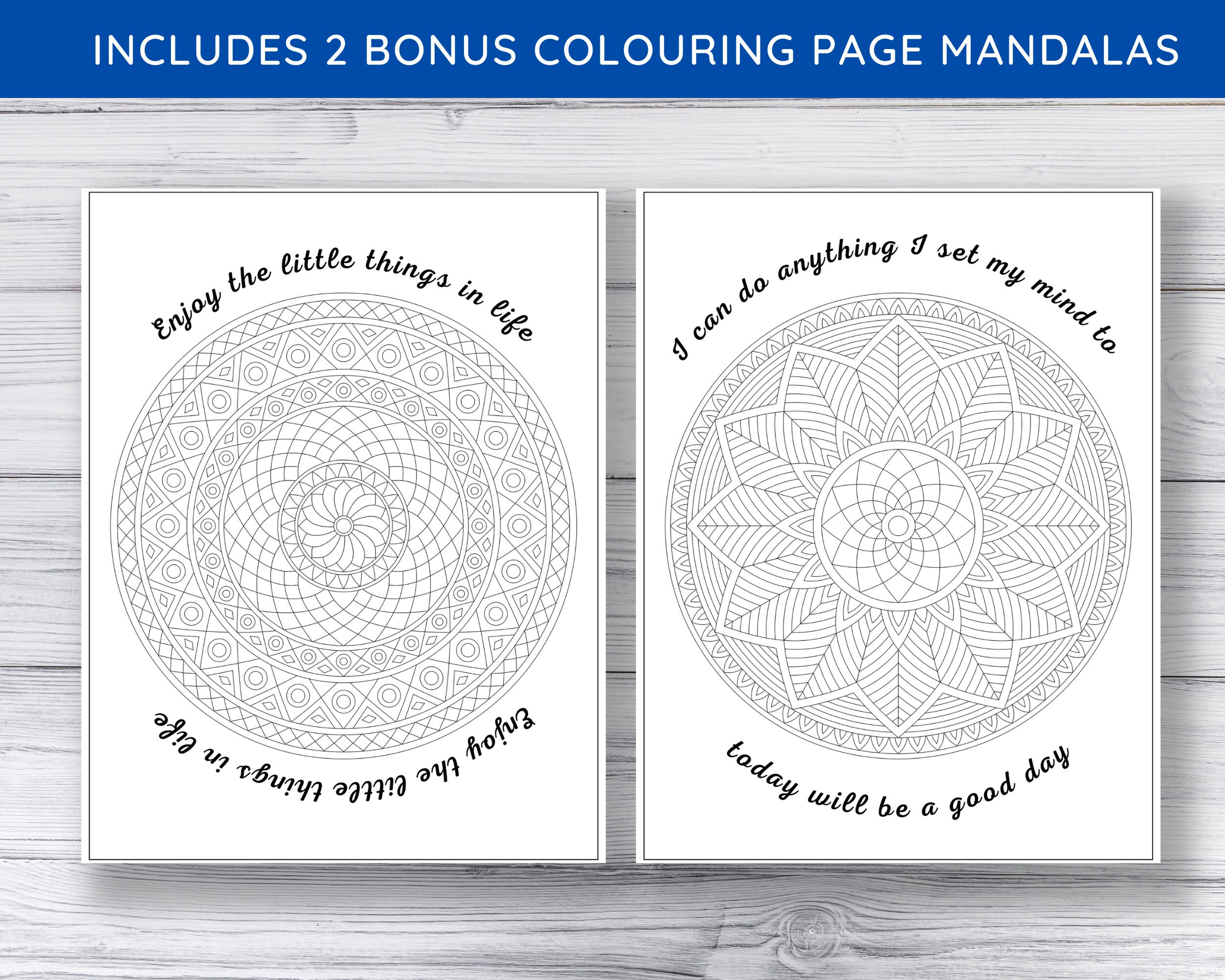 Positive Thinking Journal, Printable Positive Mindset Journal, Guided ...