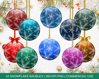 Snowflakes Clip Art Hand Drawn Doodle Graphics 30 - Etsy