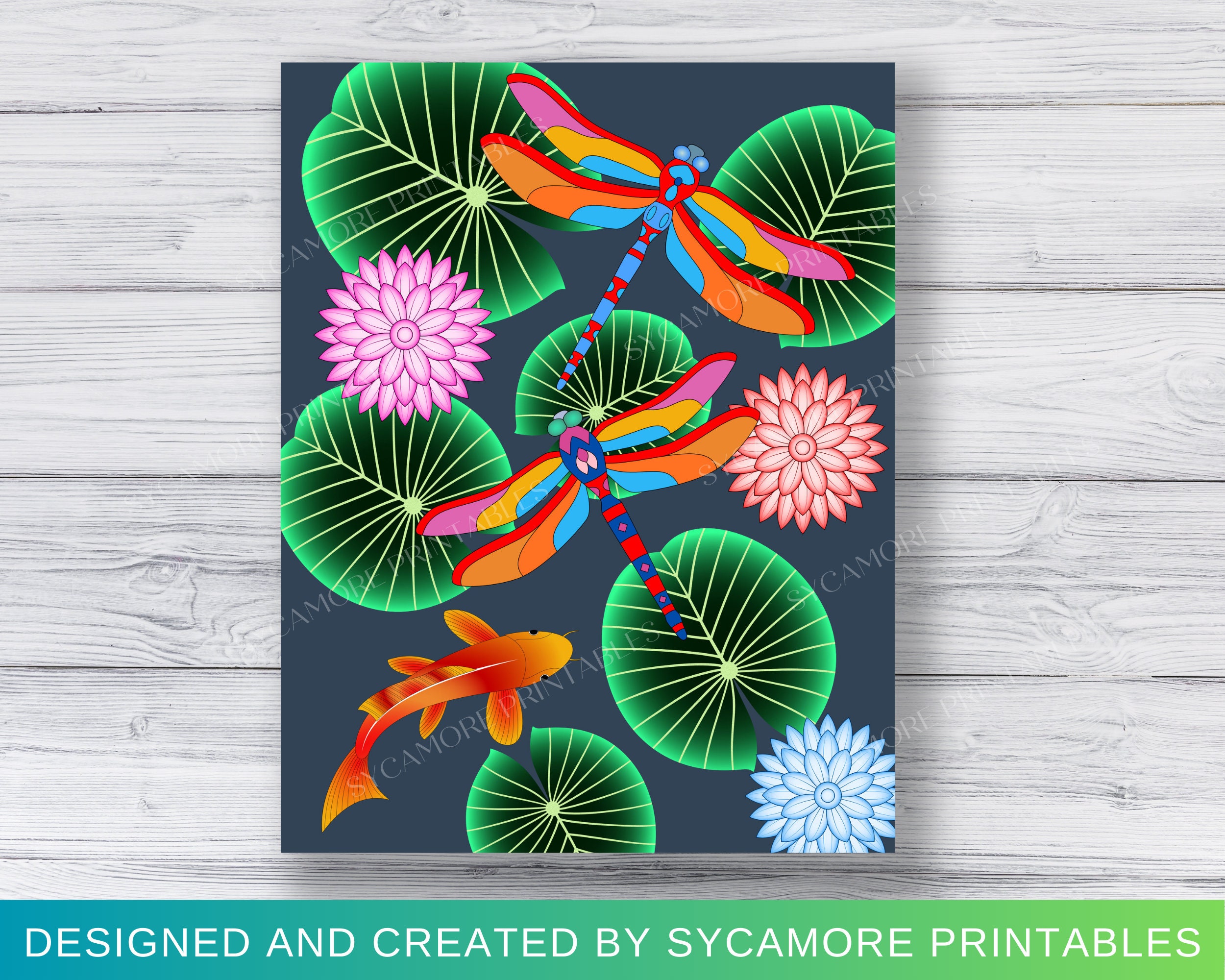 Dragonfly Colouring Pages, Printable Colouring Pages, PDF, US Letter ...
