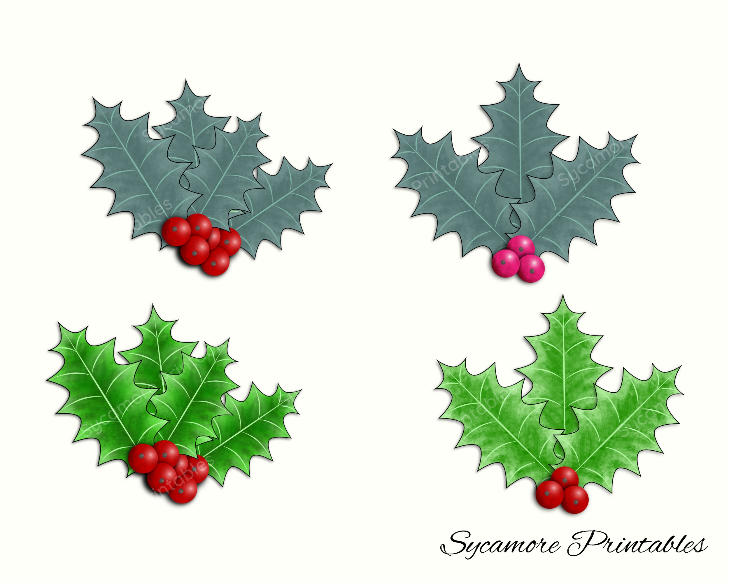 Christmas Clip Art, Christmas Graphics, Commercial Use, Christmas Tree ...