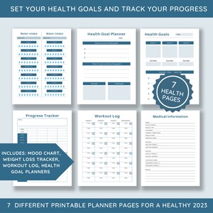 2023 Life Planner, New Year Planner, Printable 2023 Planner, Organize My Life, Budget Trackers ...