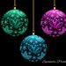 Christmas Baubles Clipart, Christmas Graphics, Holly Clipart, Digital ...