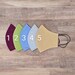 Solid Color Cotton Face Mask - Etsy