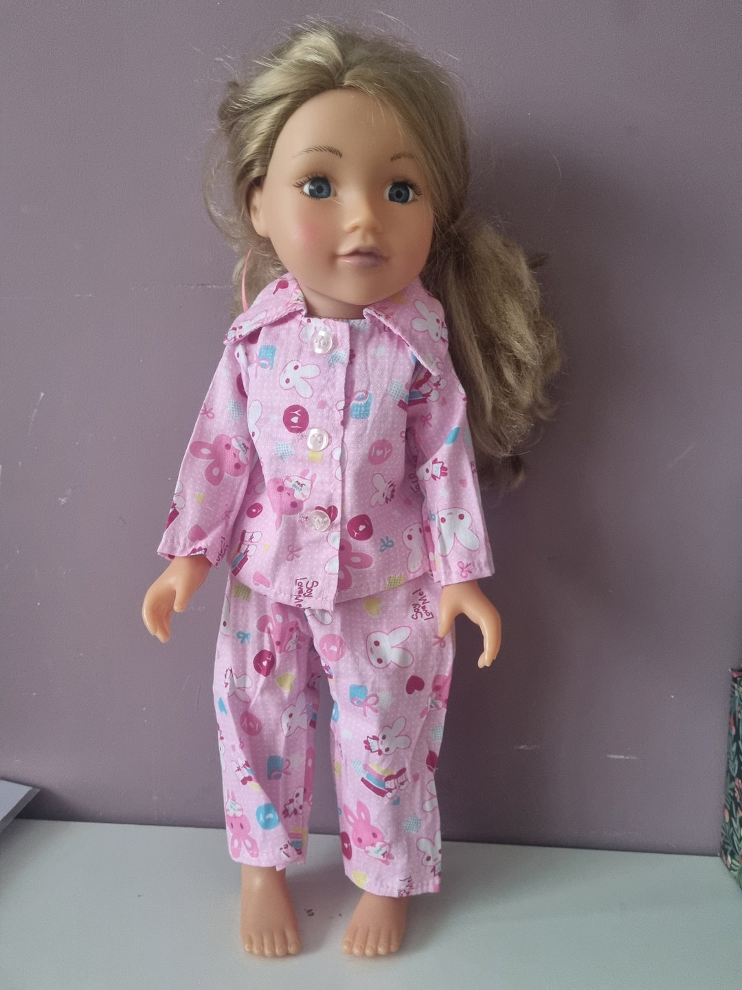 18" Doll Pyjamas - Etsy