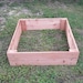 Raised Garden Bed 3x3-cedar Garden Bed-gardening Planter-vegetable ...