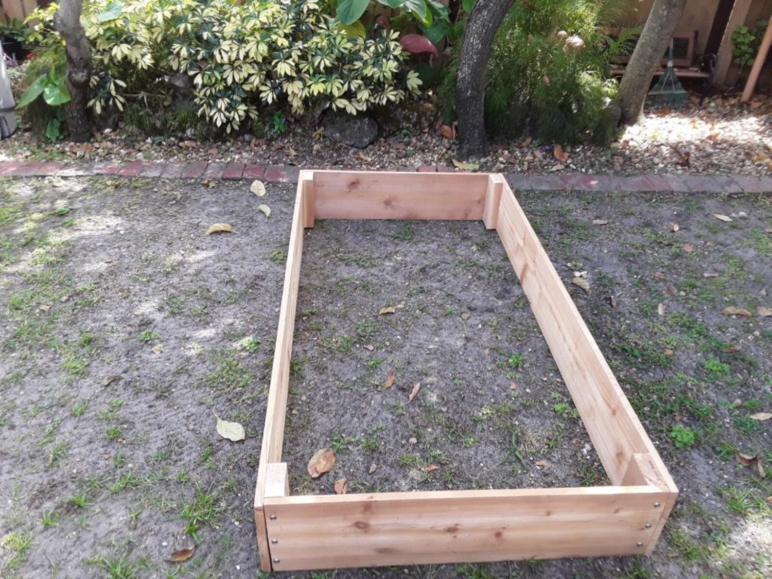 Raised Garden Bed-3x6 Cedar Garden Bed-gardening Planters-vegetables ...