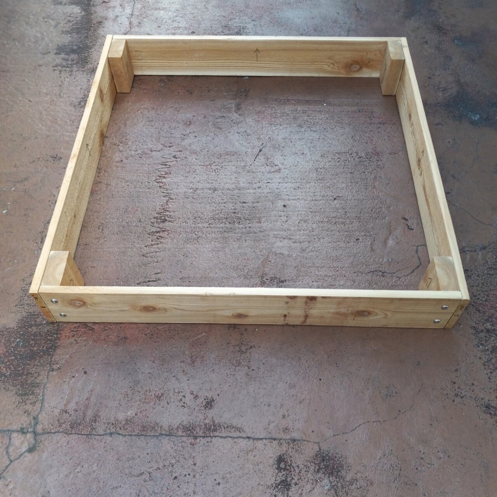 Square Foot Gardening 3x3 Raised Garden Bed-raised Garden Bed-cedar ...