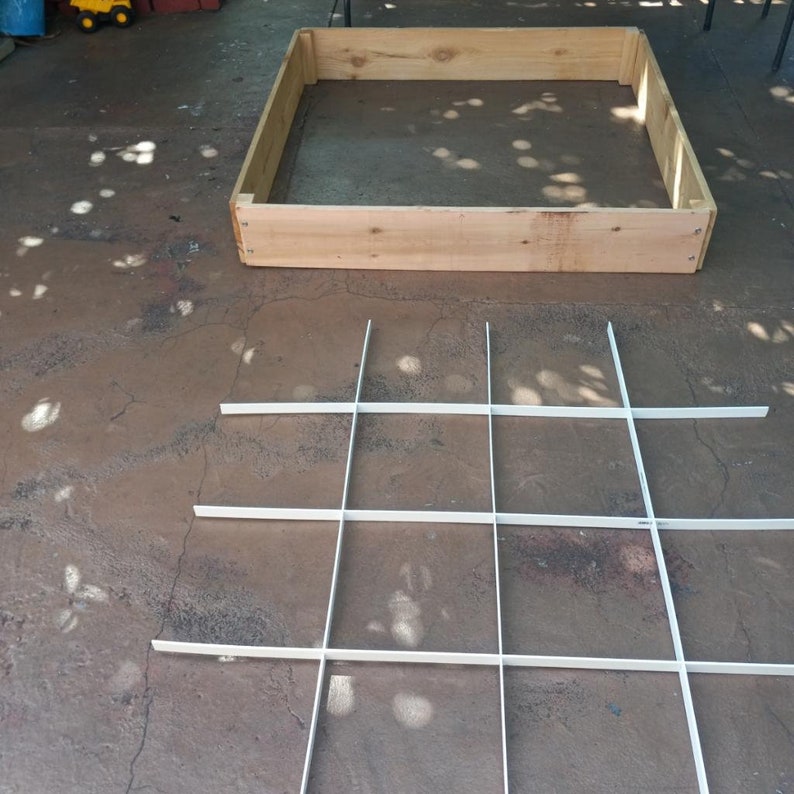 Square Foot Gardening 4x4 Raised Garden Bed-raised Garden Bed-cedar ...