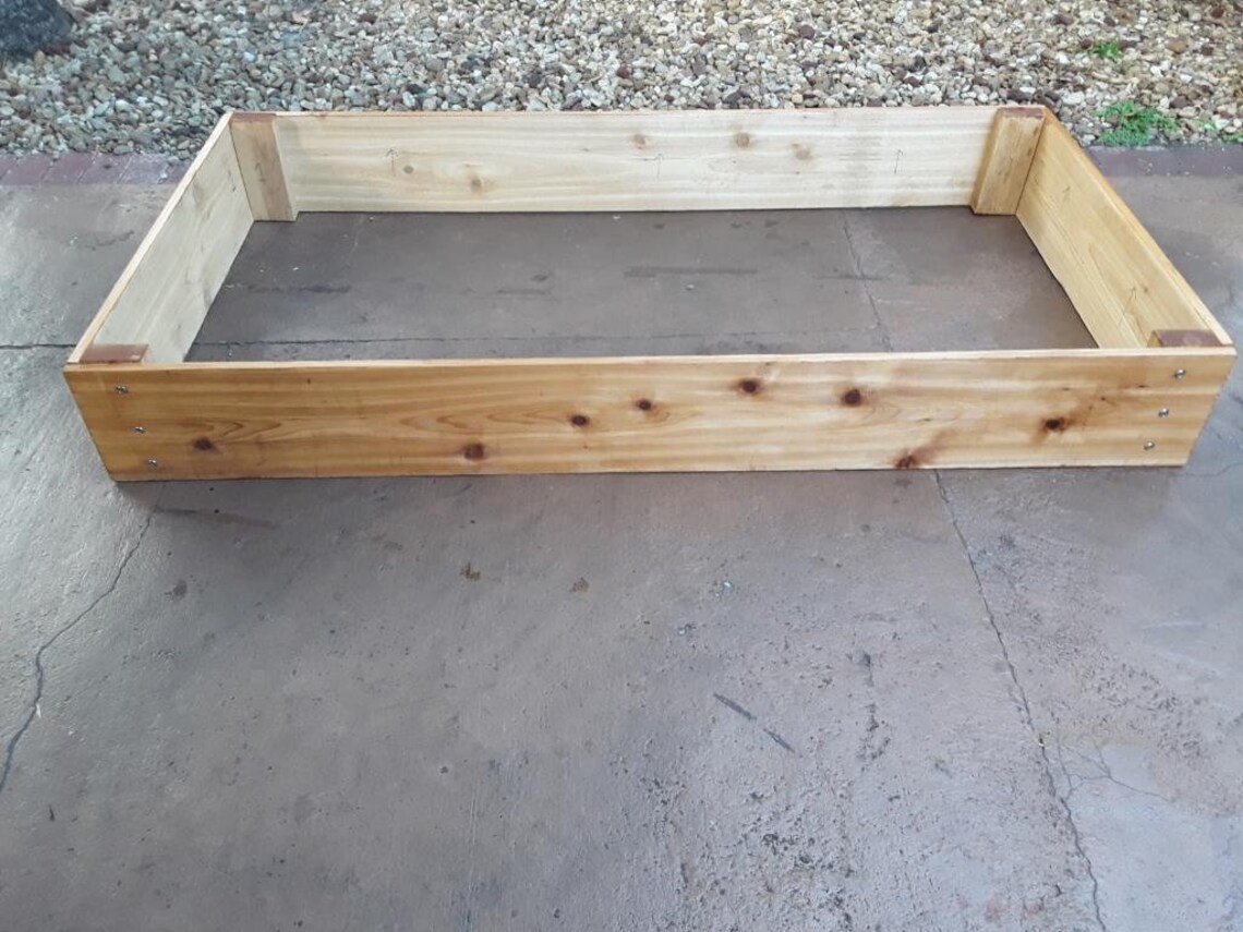 Raised Garden Bed-3x6 Cedar Garden Bed-gardening Planters-vegetables ...