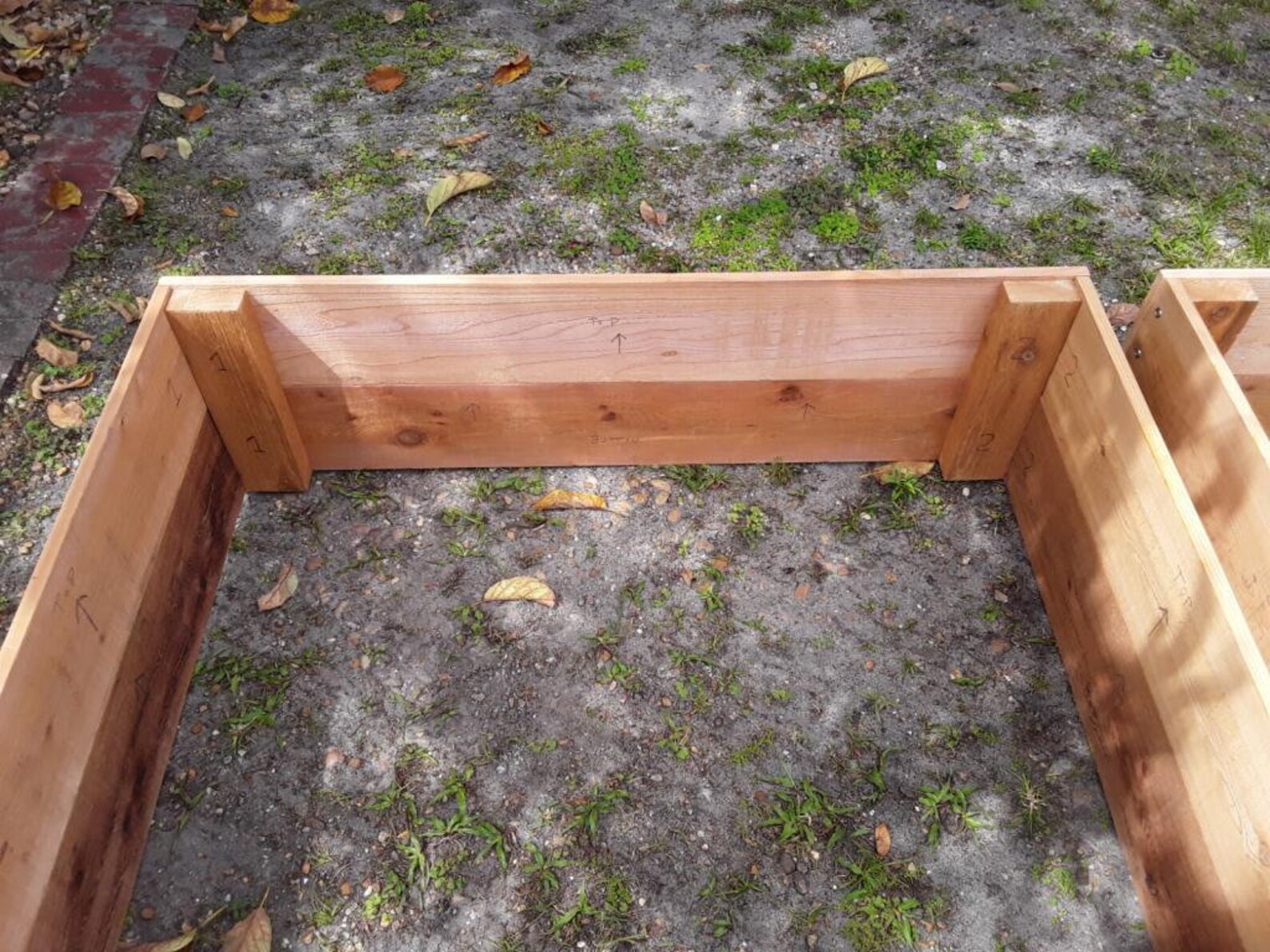 Raised Garden Bed-cedar Garden Bed-3x4 15 Inches Tall-gardening ...
