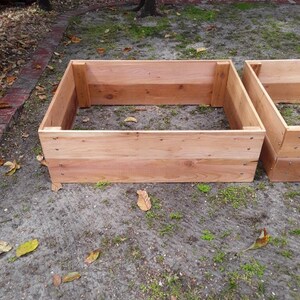 Raised Garden Bed-cedar Garden Bed-3x4 15 Inches Tall-gardening ...