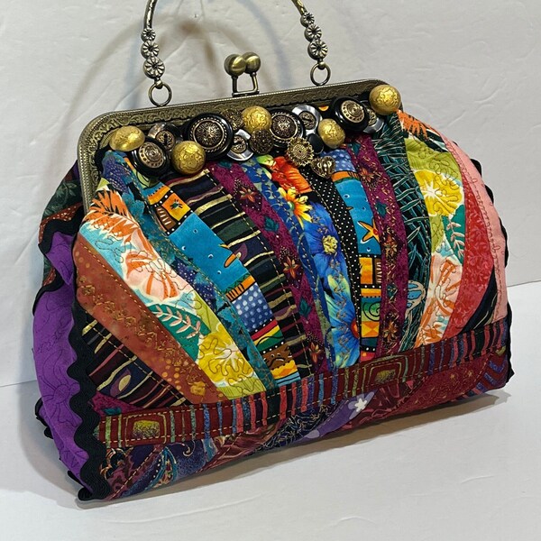 Crazy Quilt Purse - Etsy