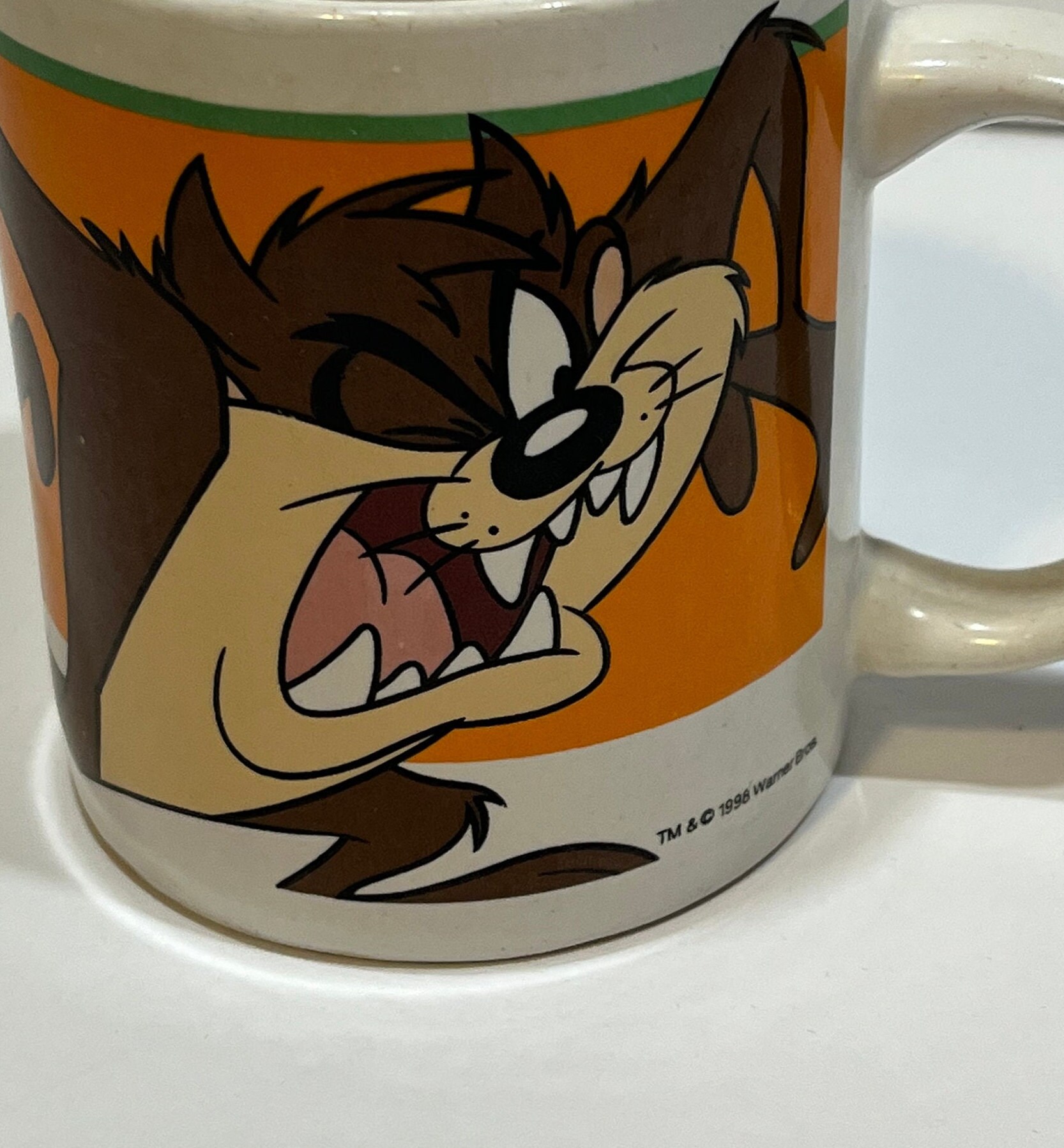 Tasmanian Devil Mug From 1998, Looney Tunes Cartoon Coffee Mug, TM ...