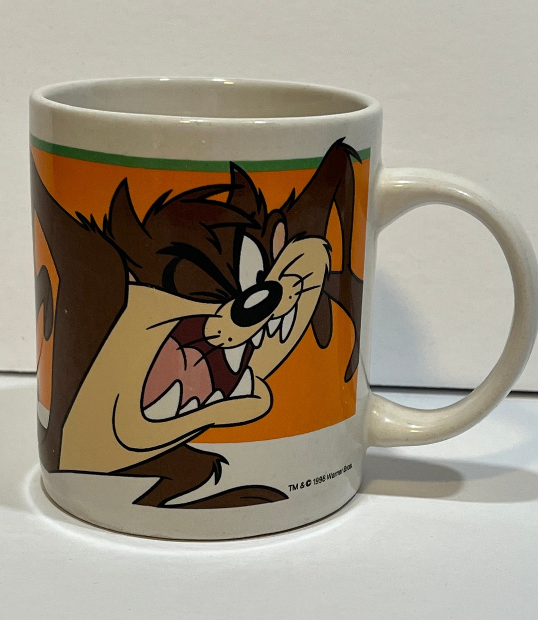 Tasmanian Devil Mug From 1998, Looney Tunes Cartoon Coffee Mug, TM ...