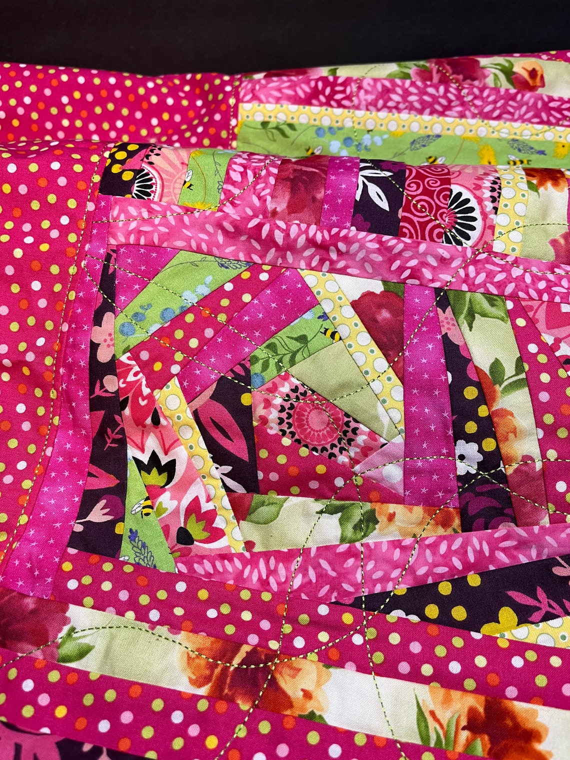 Flashback Apron: Retro Style, Scrappy Pieced With Embroidery Details ...