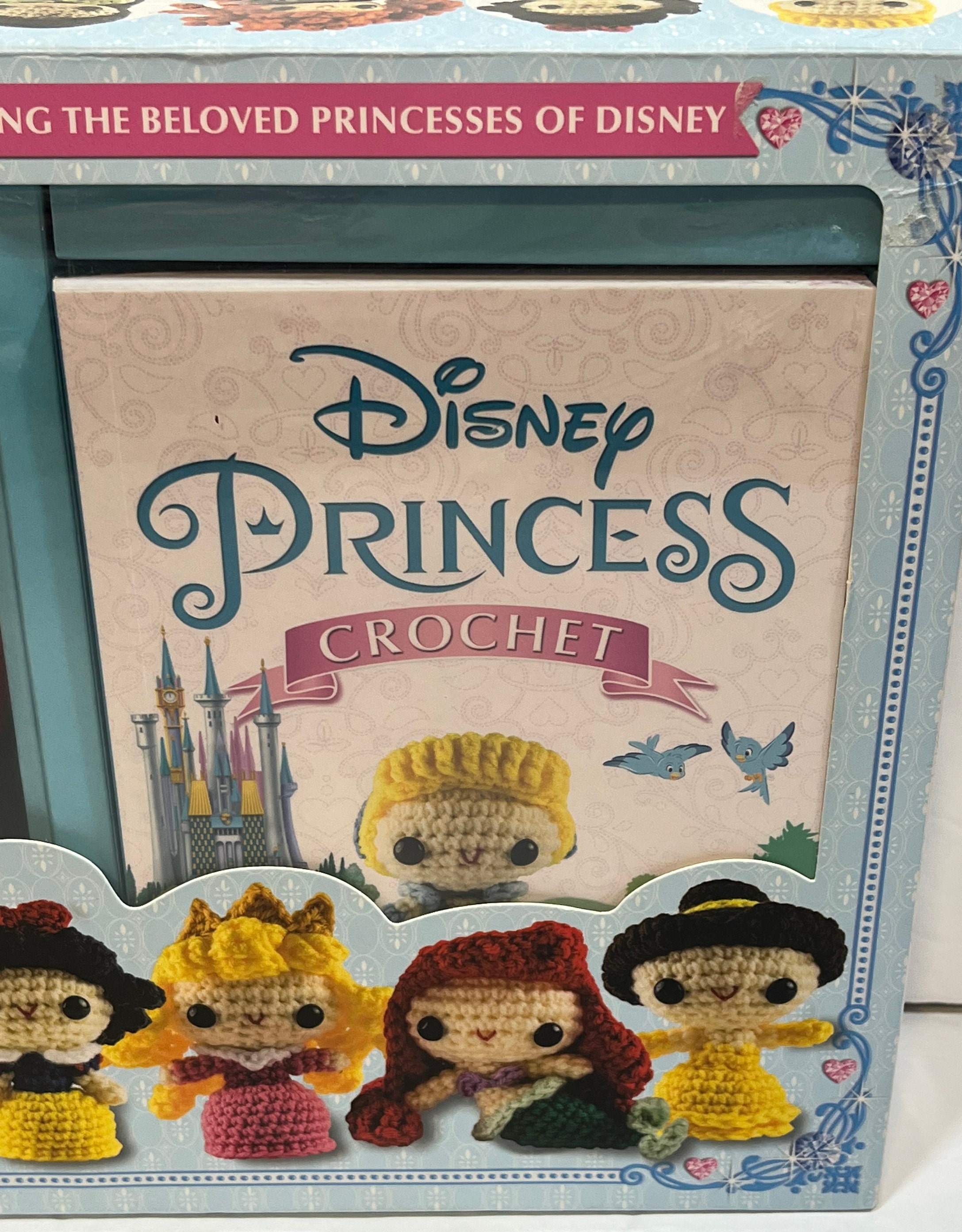 Cinderella & Ariel Disney Princess Crochet Craft Kit 2015 New - Etsy