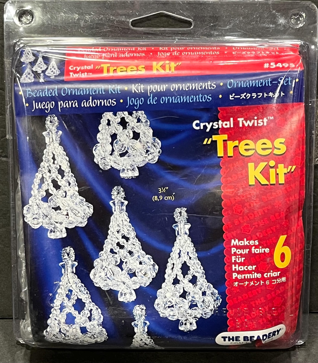 Beaded Christmas Tree Ornaments Kit by "the Beadery Craft Products ...