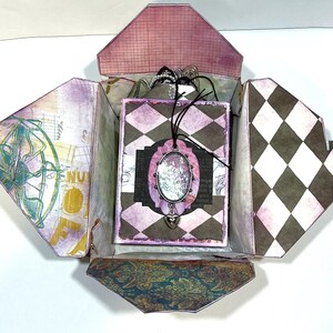 Boxed Journal: Paper & Fiber Embellished Fabric Box With Enclosed Book ...