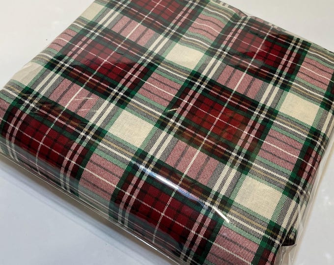 Holiday Plaid 'wideback' 3 Yards @ 108" Wide, Christmas Quilt Backing ...