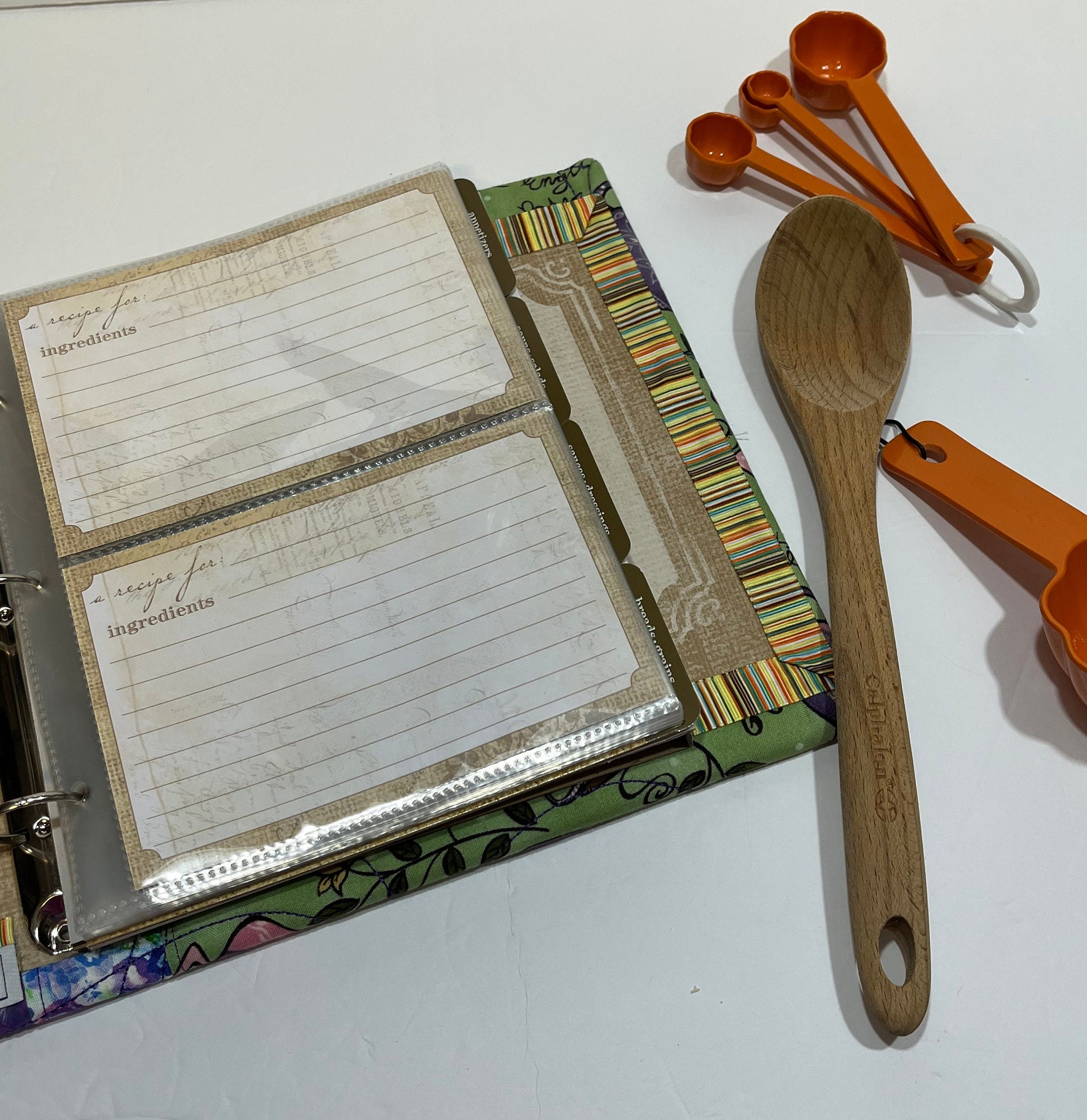 Recipe Album: Embellished Scrap Quilted Cover, Kitchen Helper With ...