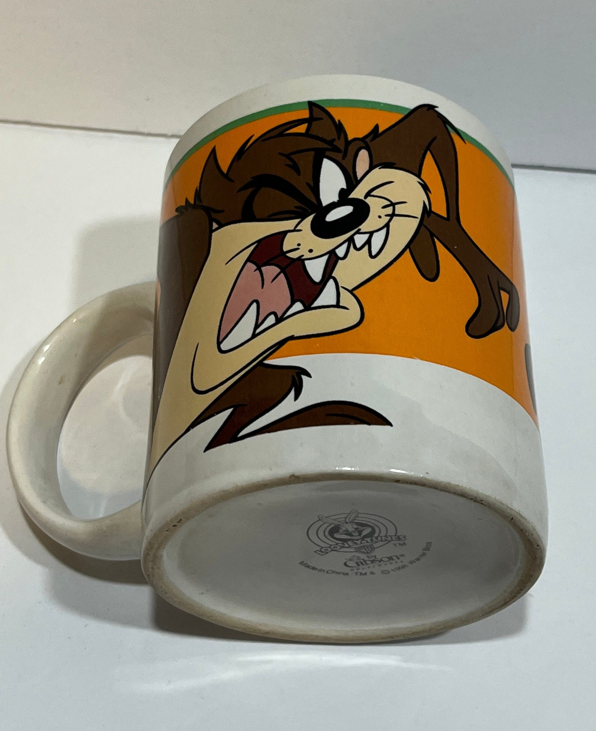 Tasmanian Devil Mug From 1998, Looney Tunes Cartoon Coffee Mug, TM ...