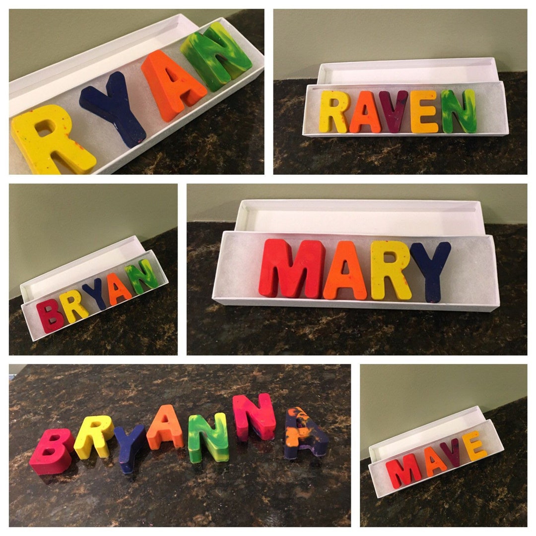 Personalized Crayon Names| Kids Gift | Stocking Stuffer| Birthday Gift ...