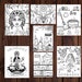 25 Pack of Printable Coloring Pages-magical Coloring Pages-spiritual ...