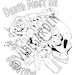 Death Must Be Beautiful Coloring Page-goth Style Coloring Page-witchy ...
