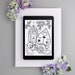 Divination-planchette Coloring Page-witchy Coloring Page-magical ...