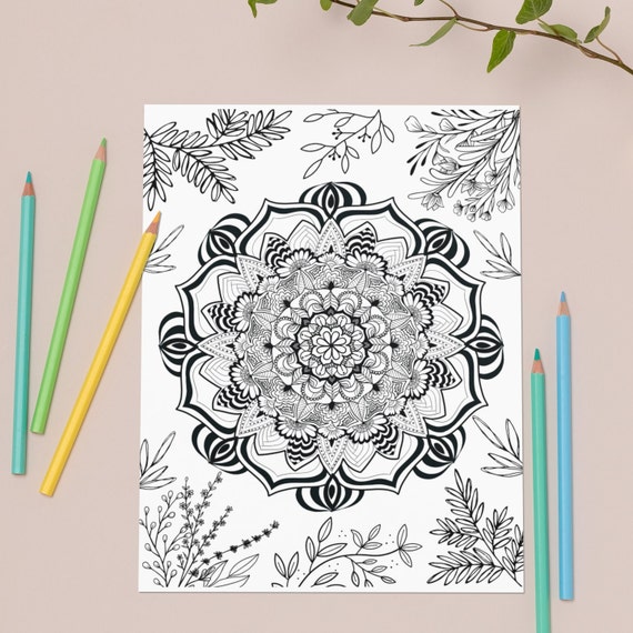 Magic Mandala Coloring Pages