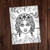 25 Witchy Coloring Pages-magical Coloring-spiritual Coloring-coloring ...
