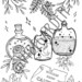 Witches Brew Coloring Page All Ages Coloring Spell Jar Coloring Magical ...