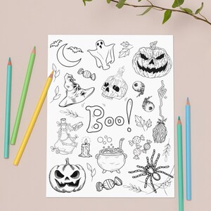 Halloween Coloring Page-boo Coloring Page-jack O Lantern Coloring ...