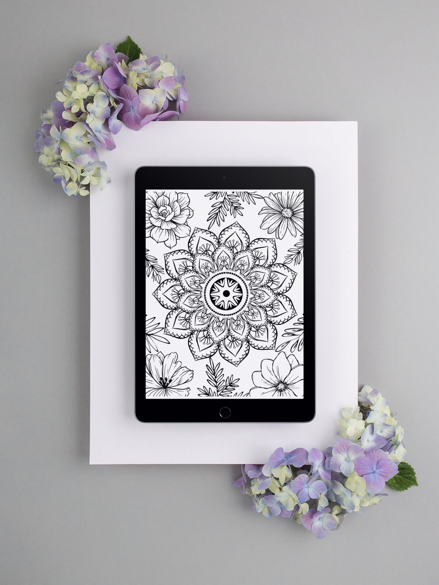 Mandela Magic Printable Coloring Page Magical Coloring Page - Etsy