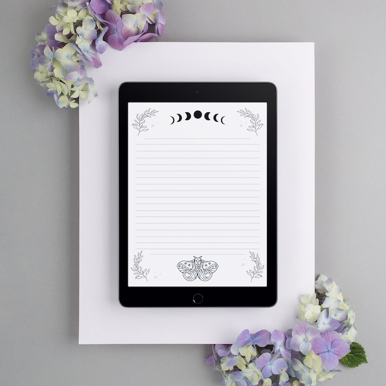 Witchy Aesthetic Note Page-book of Shadows Note Page-grimoire - Etsy