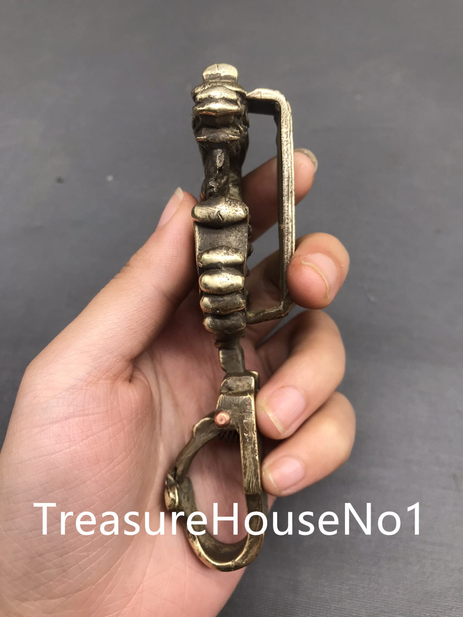 Chinese Antique Pure Copper Key Pendant Statue is Hand Carved - Etsy