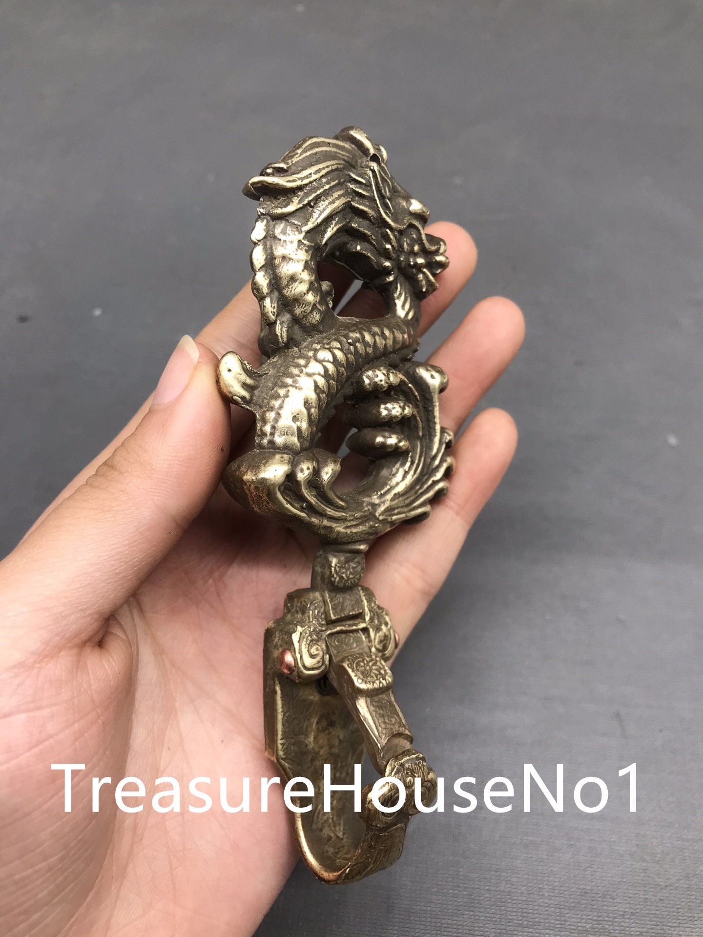 Chinese Antique Pure Copper Key Pendant Statue is Hand Carved - Etsy