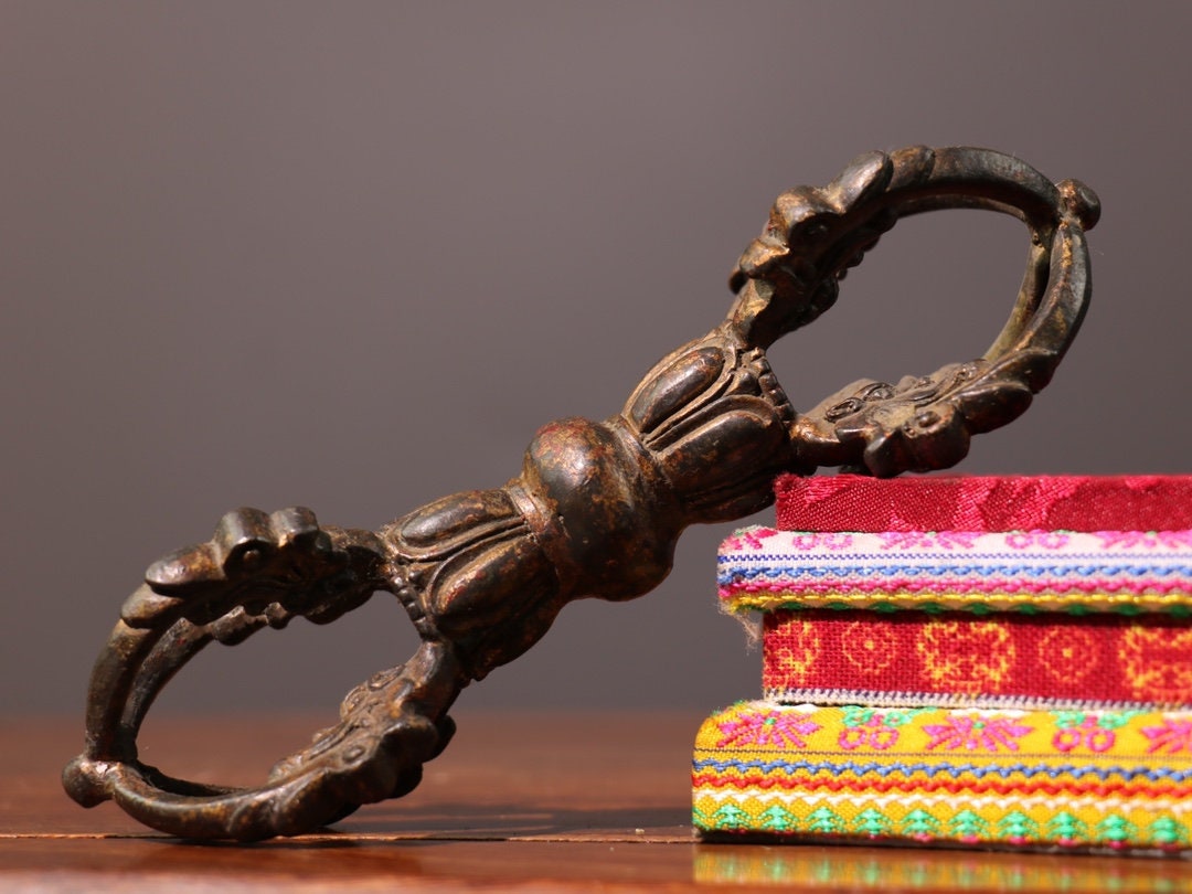 China's Pure Hand-carved Copper Cinnabar Magic Weapon - Etsy