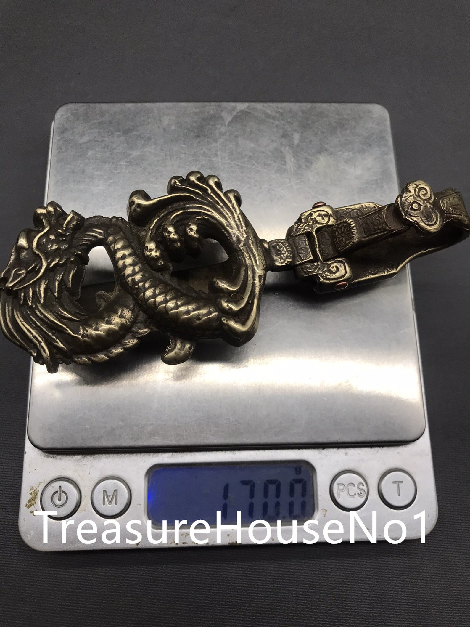 Chinese Antique Pure Copper Key Pendant Statue is Hand Carved - Etsy