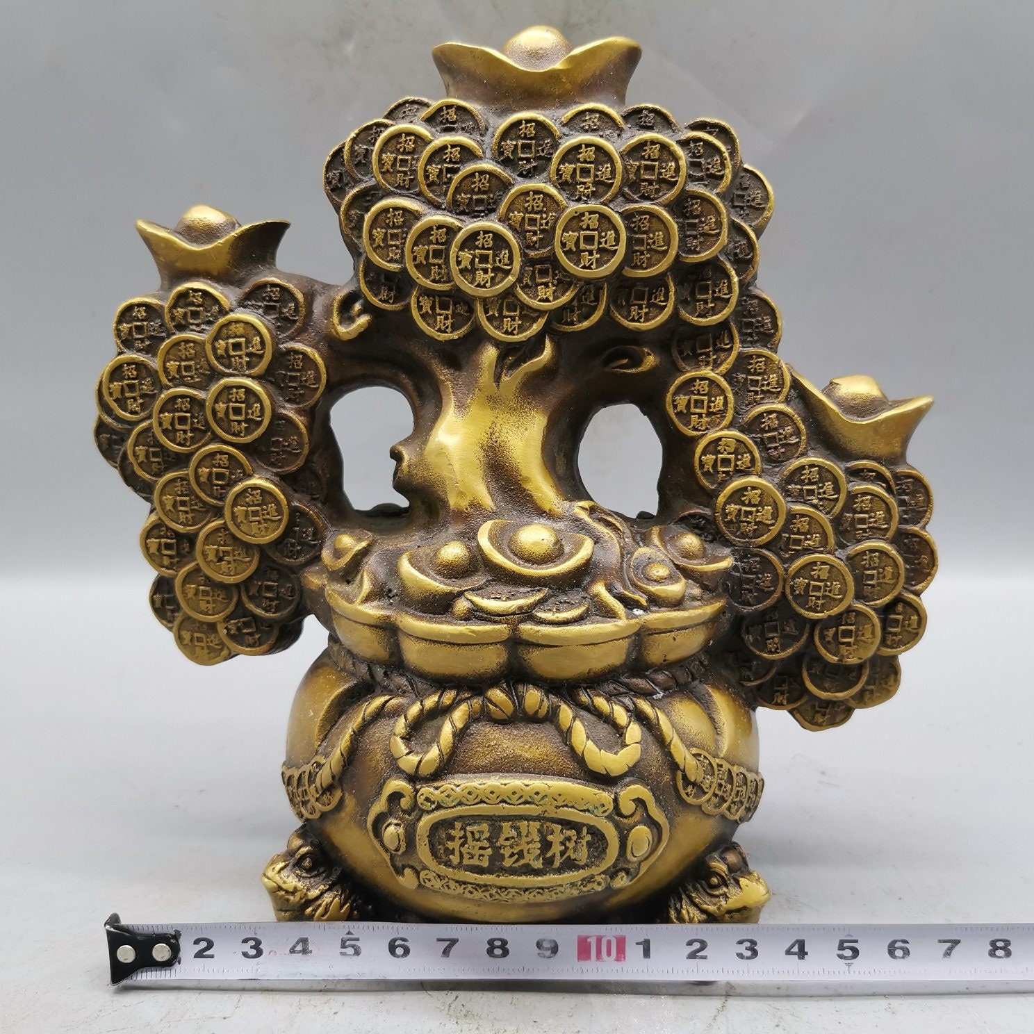 Chinese Antique Pure Copper Money Tree Statues Pure Hand - Etsy