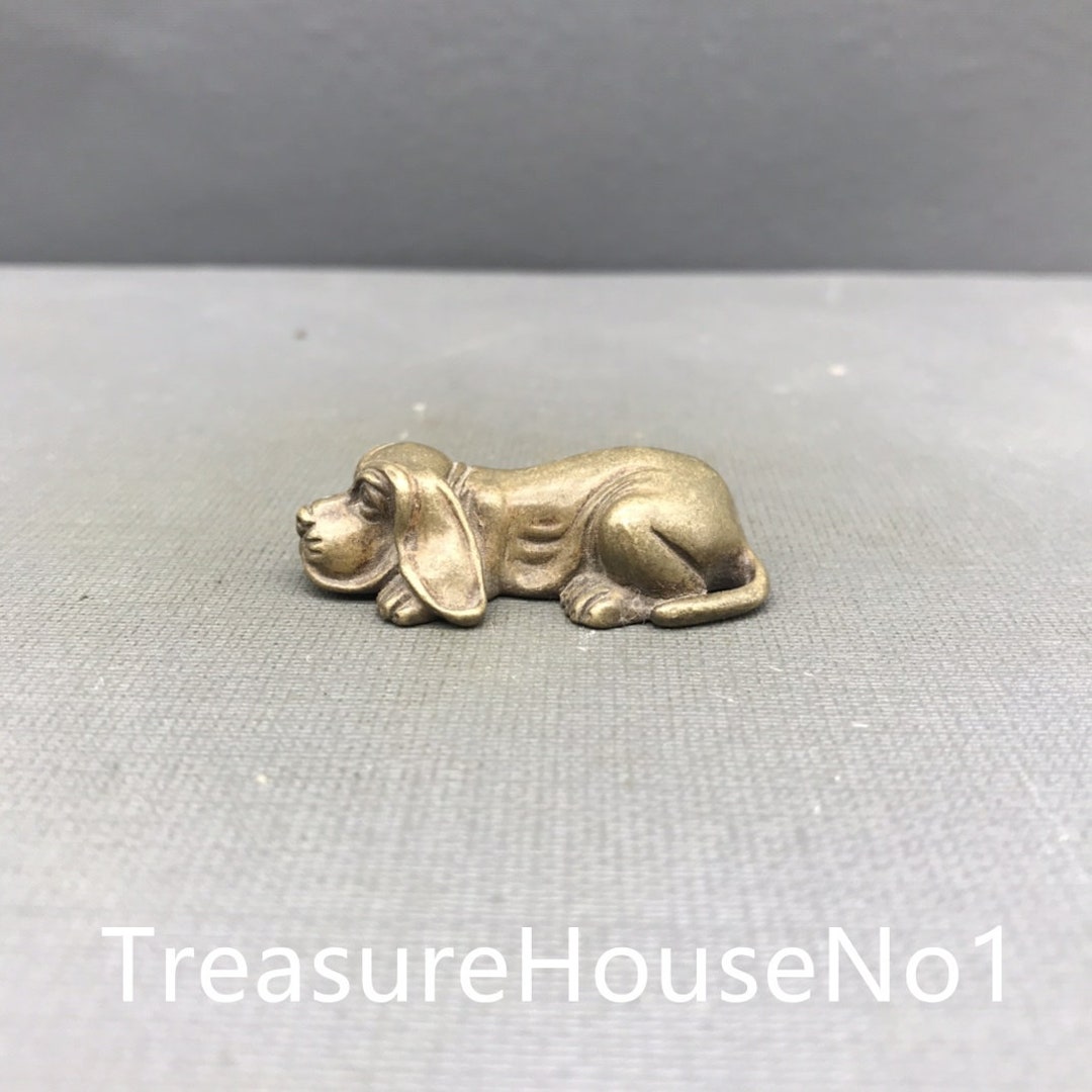 Chinese Antique Pure Copper Dog Statues Are Hand Carved and Exquisite ...