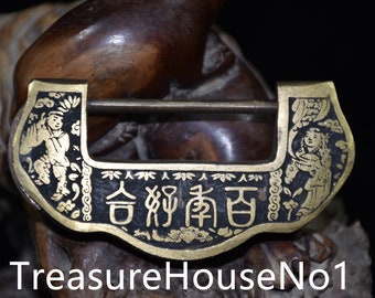 Antique Chinese Lock - Etsy