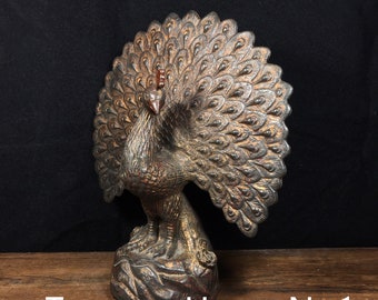 Antique Peacock Ornament - Etsy