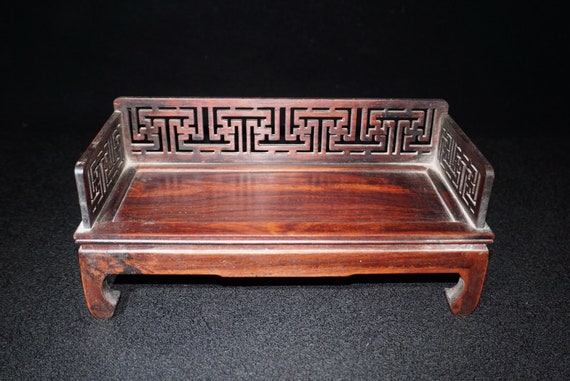 Chinese Antique Hand Carved Small Furniture Suanzhi Arhat Bed | Etsy