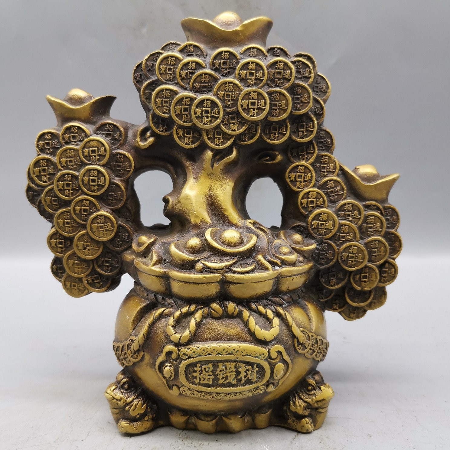 Chinese Antique Pure Copper Money Tree Statues Pure Hand - Etsy