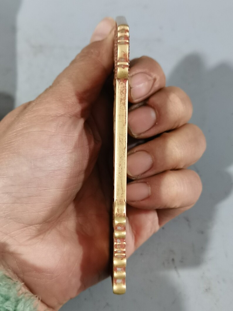 Chinese Antique Hand Carved Brass Vermilion General Token - Etsy