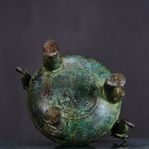 Chinese Pure Hand-carved Han Dynasty Bronze Standing Bird - Etsy