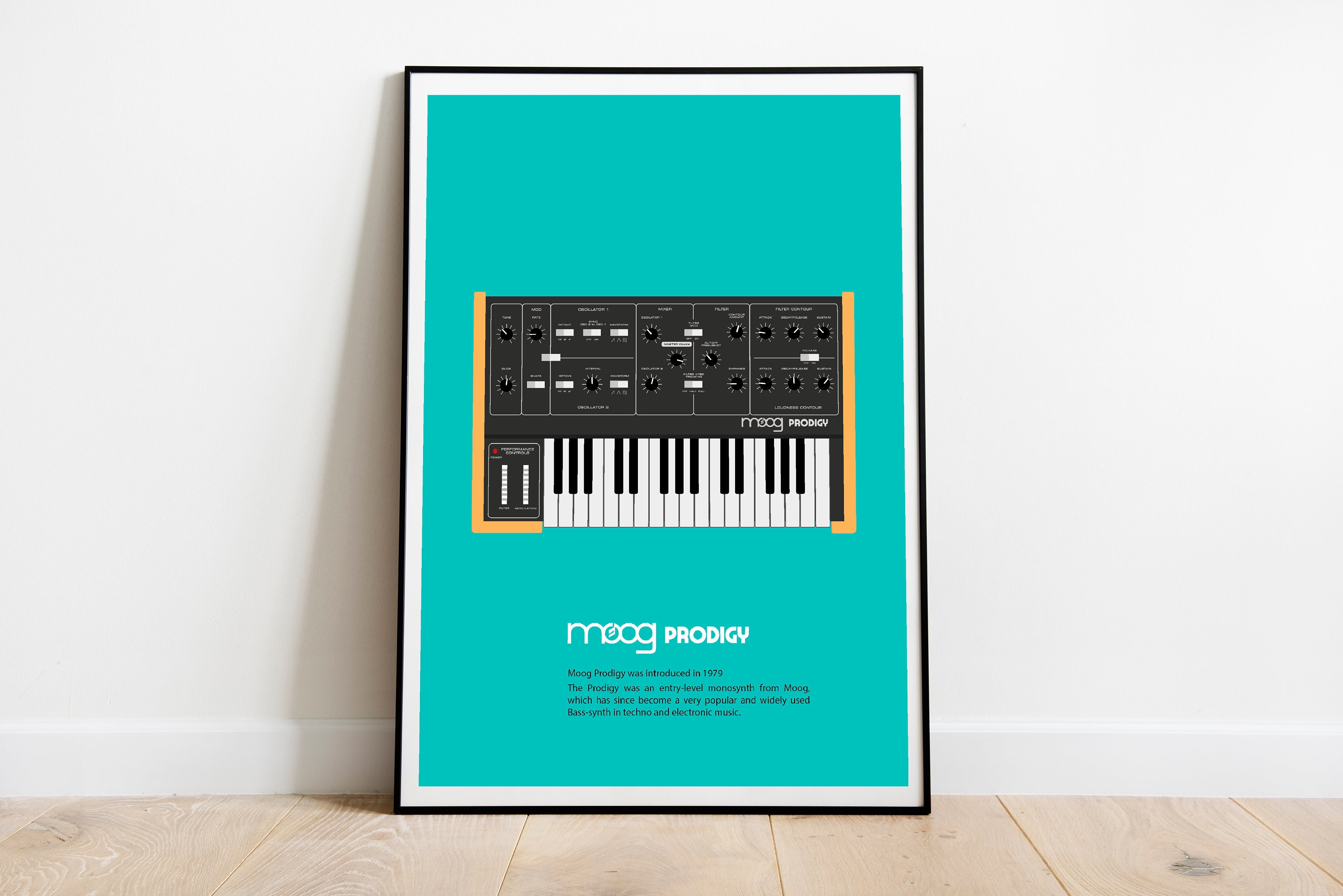 MOOG Synthesizer Poster. - Etsy.de